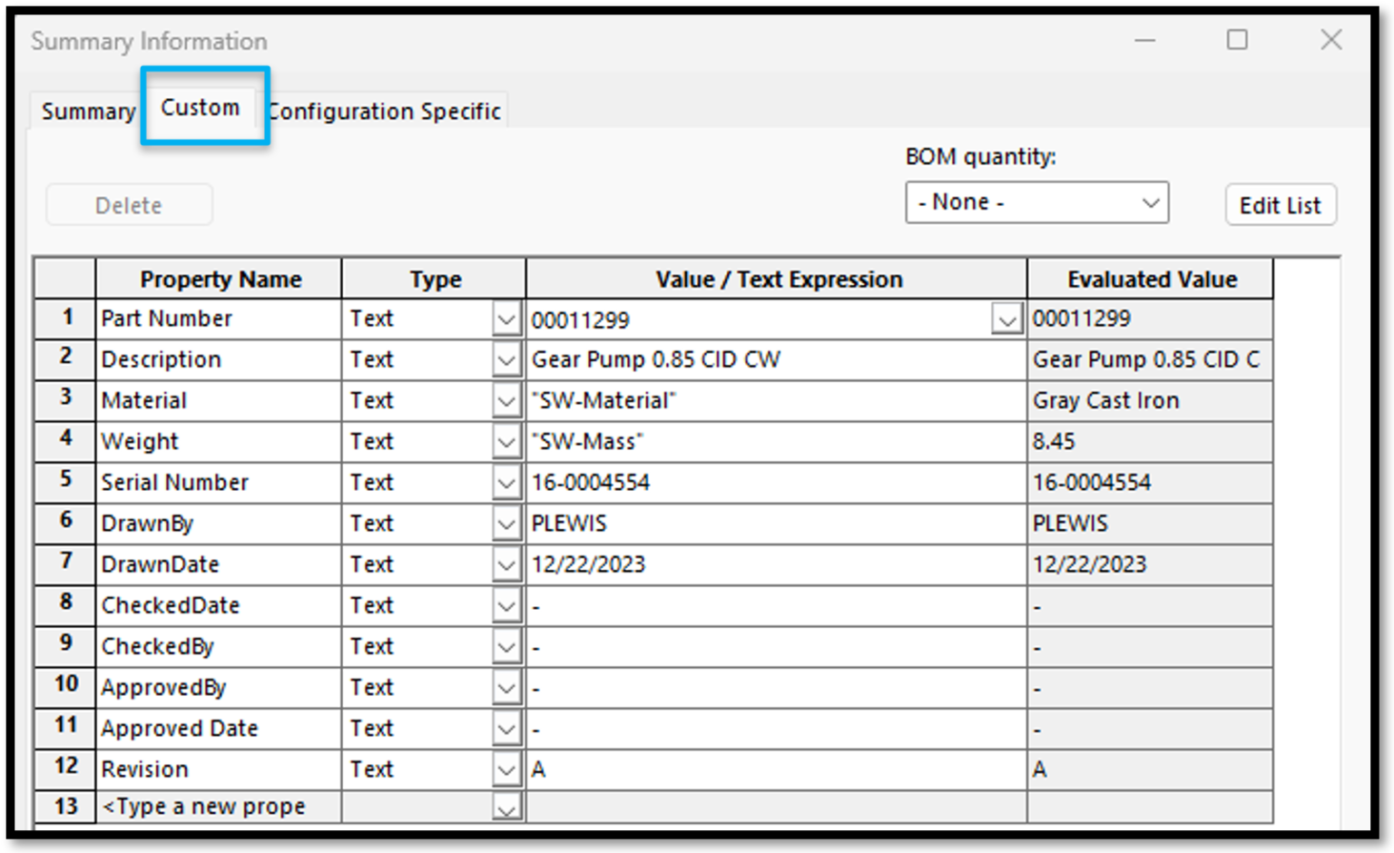 How To Understand SOLIDWORKS PDM Data Cards
